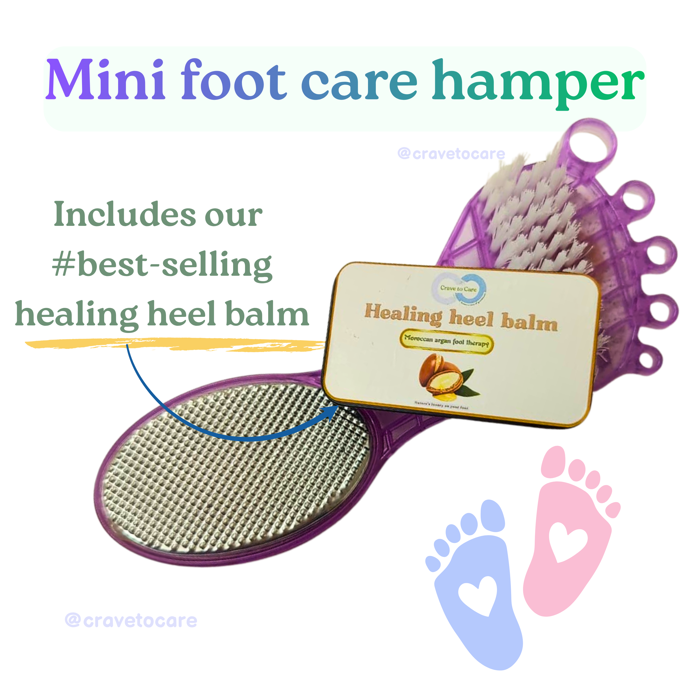 Mini Footcare hamper – Crave to care